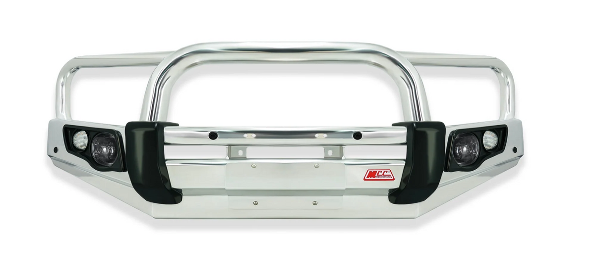 MCC 4X4 Hilux 2016-2020 707-01A Alloy Falcon Bull Bar Triple Loops Pac ...