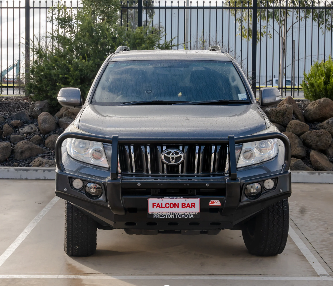 MCC 4X4 Prado 150 prefacelift 2009-2017 707-02 Falcon Bull Bar Black A ...