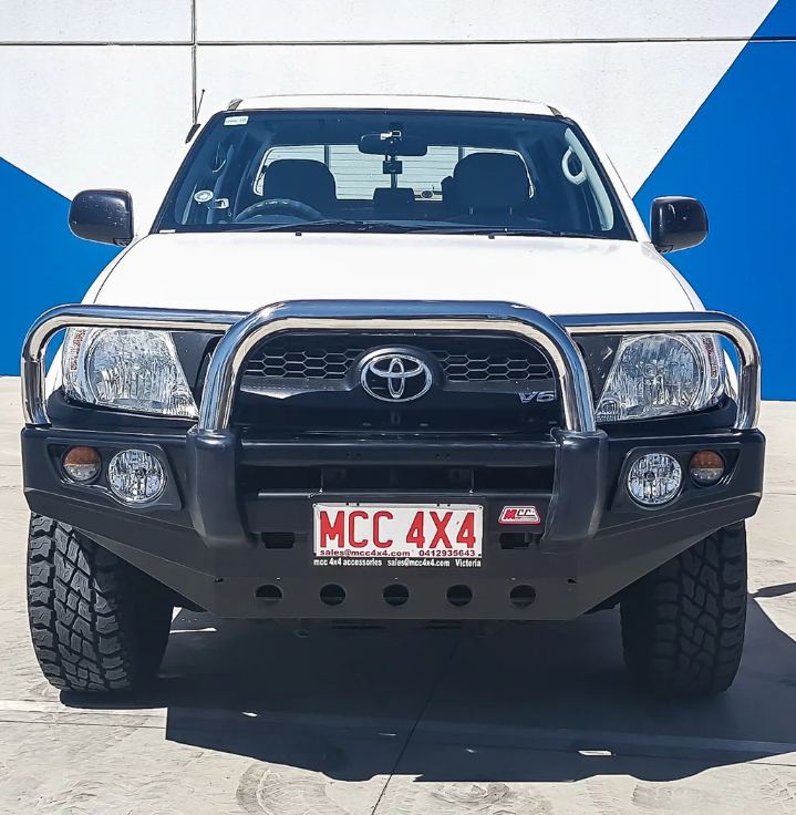 MCC 4X4 Hilux KUN26R 2012-2015 707-01 Falcon Bull Bar Triple Stainless ...