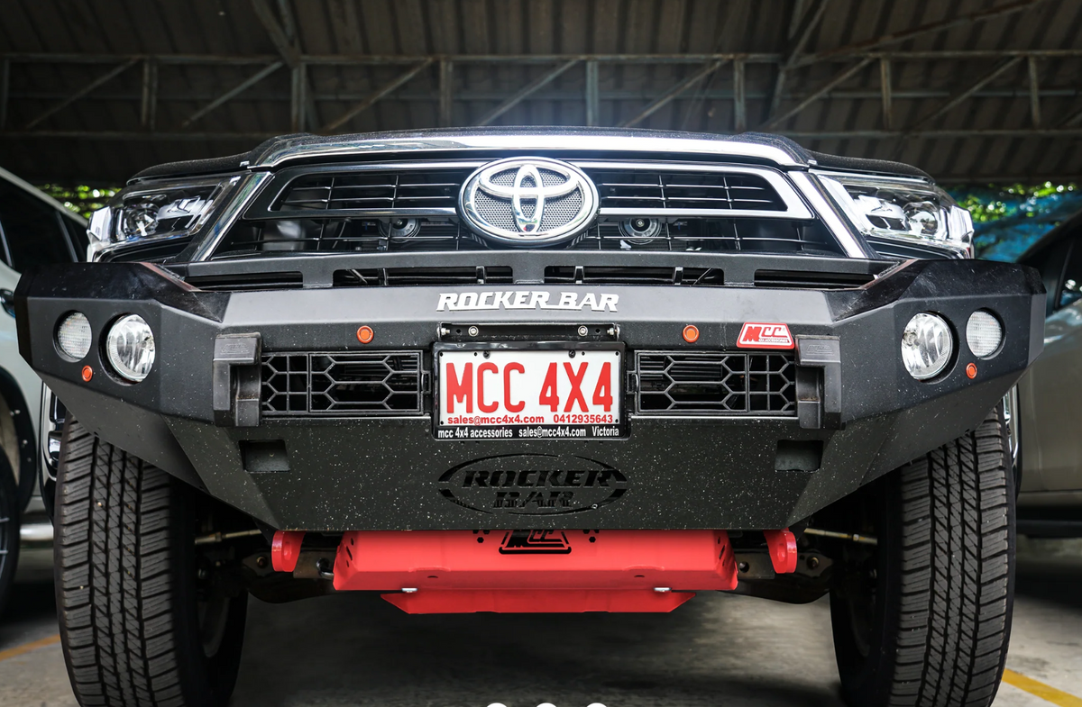 MCC 4X4 Hilux 2016-2020 078-01SQ Rocker Bull Bar No Loop Package – No ...