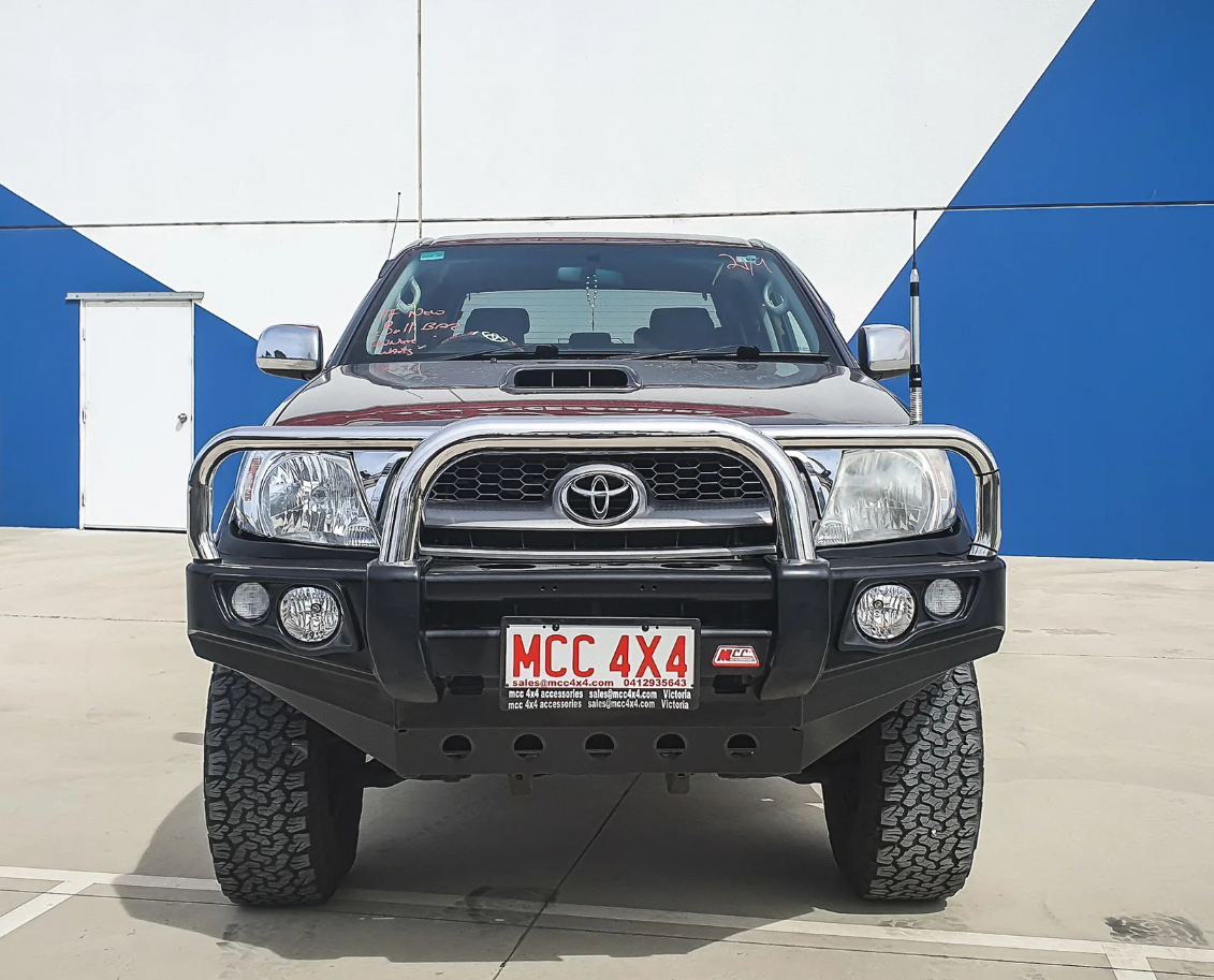 MCC 4X4 Hilux GGN25R 2005-2011 707-01 Falcon Bull Bar Triple Stainless ...