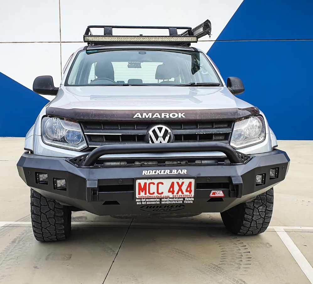 MCC 4X4 Amarok 2011-On 078-01SQL Rocker Bull Bar Single Low Loop Packa ...
